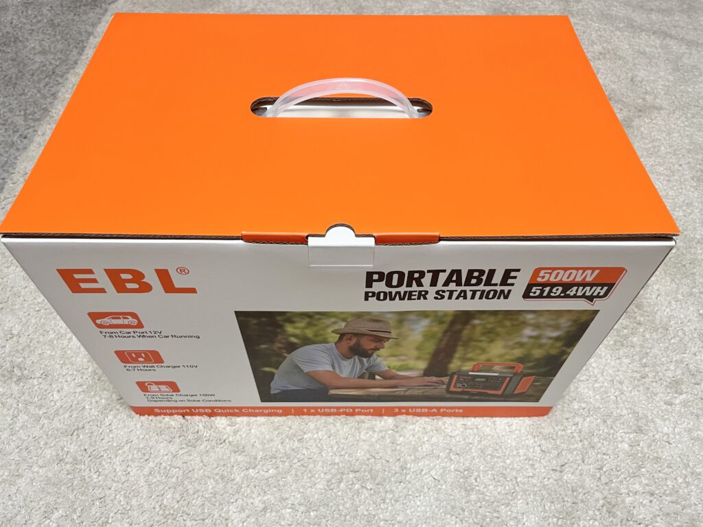 EBL ポータブル電源 MP500 レビュー ～500Wあれば一泊キャンプも安心～【PR記事】 | たまに一眼レフで撮る関西オートキャンプ場